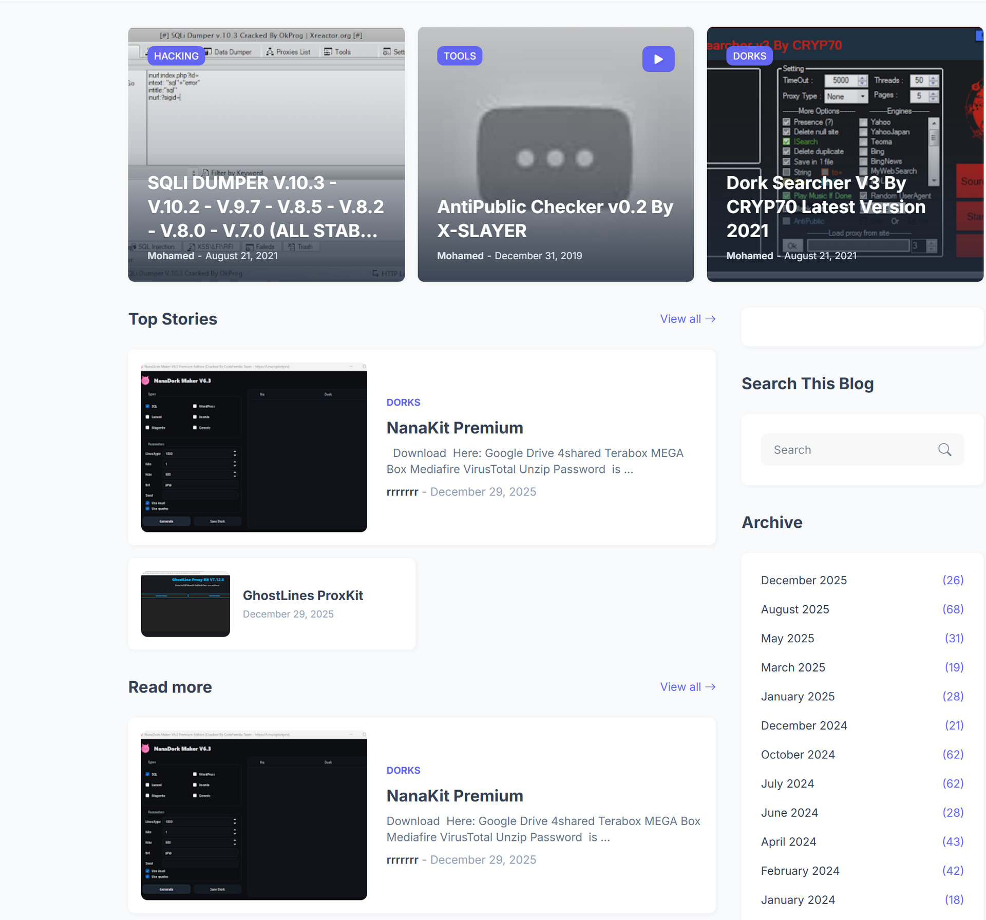 Hacker Software Collection 💻 Dorks Proxies Scrapers All Free - Tools ...